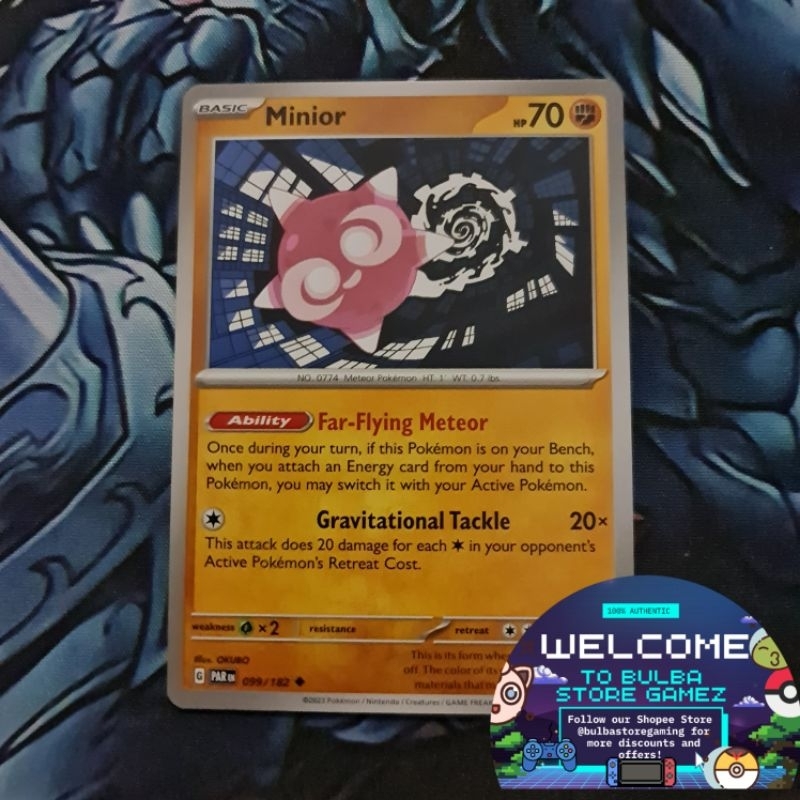 Minior 099/182 Paradox Rift PAR SV04 Pokémon TCG Card Game Scarlet ...