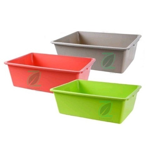 Rectangle Basin Plastic/Basin Plastil Segi Empat/Multipurpose Tray ...