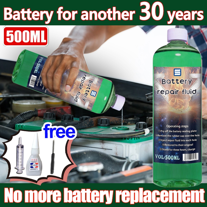 Restore battery performance BYC air bateri kereta battery acid water ...