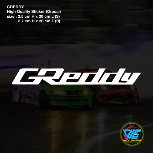 GREDDY Sticker / Decal (High Quality Sticker) | Shopee Singapore
