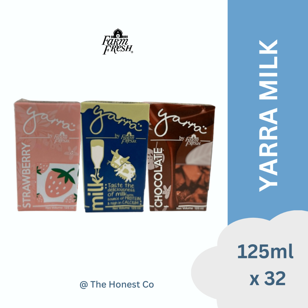 YARRA BY FARM FRESH UHT FRESH/CHOCOLATE/STRAWBERRY FRESH MILK 125ML X ...