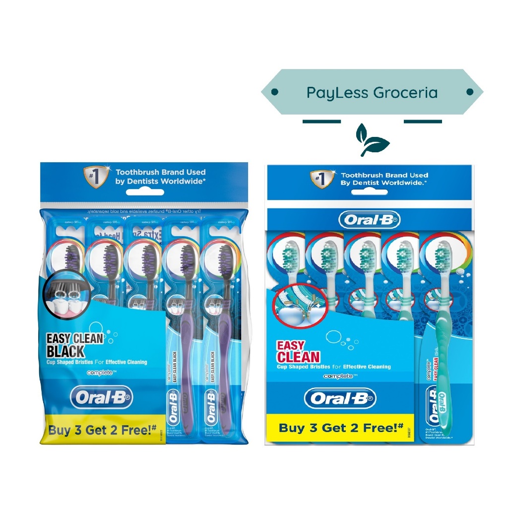 Oral-B Complete Easy Clean Medium / Soft Toothbrush Buy 3 Free 2 (5s ...
