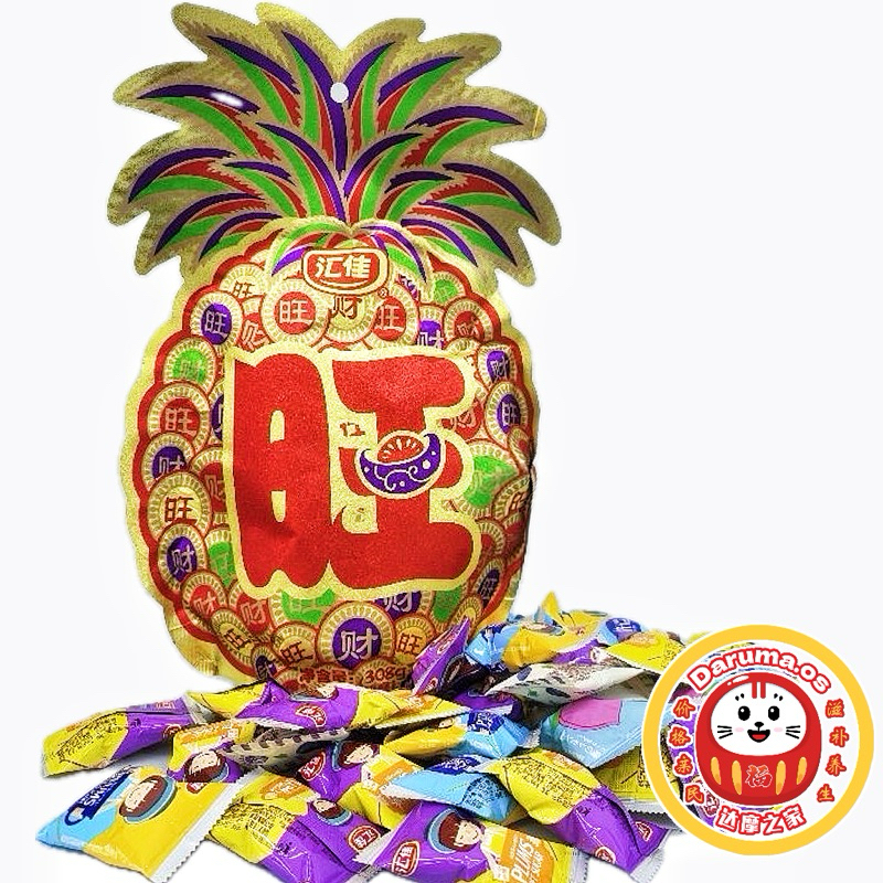 [Daruma.os] Big Pineapple Great Fortune Happy candy Nougat Gummy ...