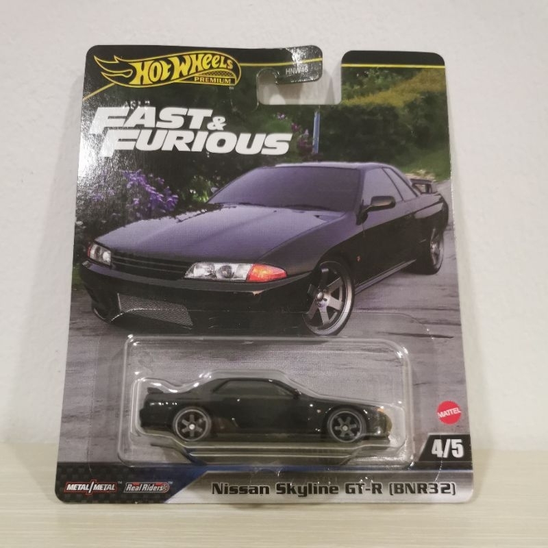 Hot Wheels Premium Car Culture Fast & Furious Nissan Skyline GTR R32 ...