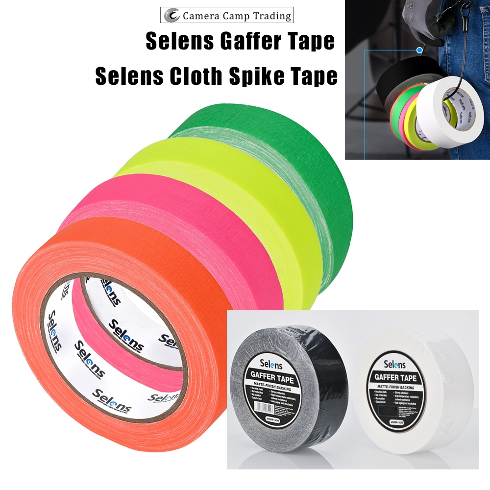 Selens Cloth Spike Fluorescent Tape Gaffer Tape for Artwork Framing ...