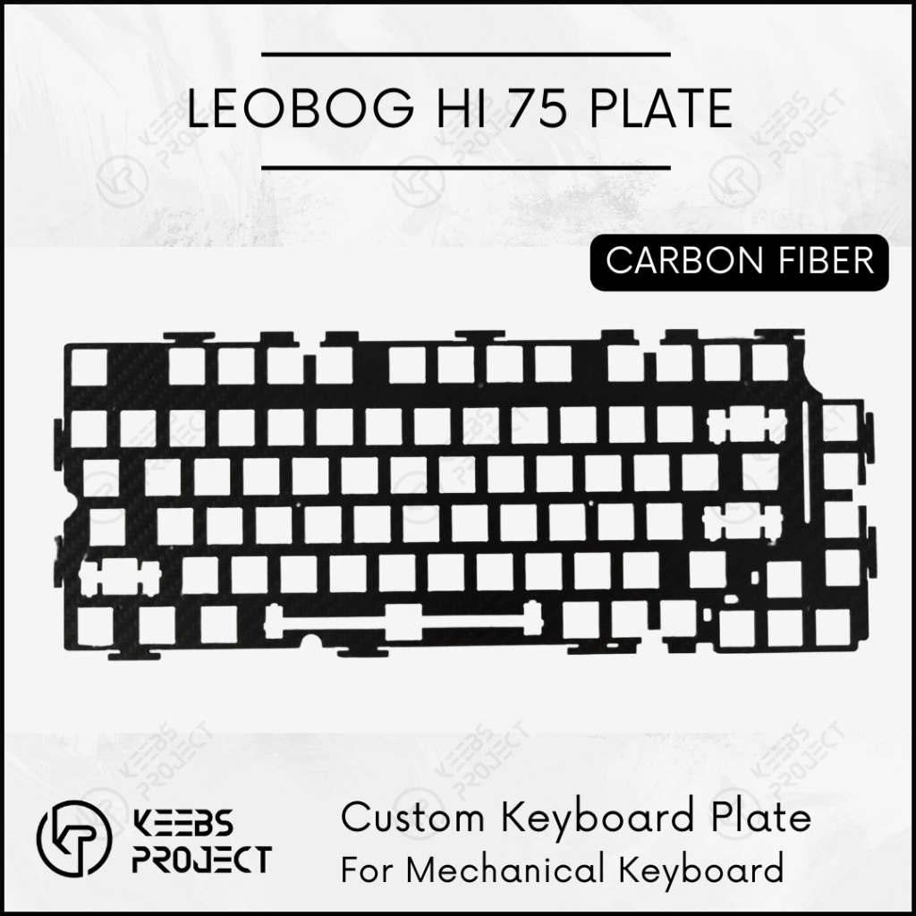 LEOBOG Hi75 FR4 / POM / CARBON FIBER / BRASS / ALUMINIUM Plate for ...