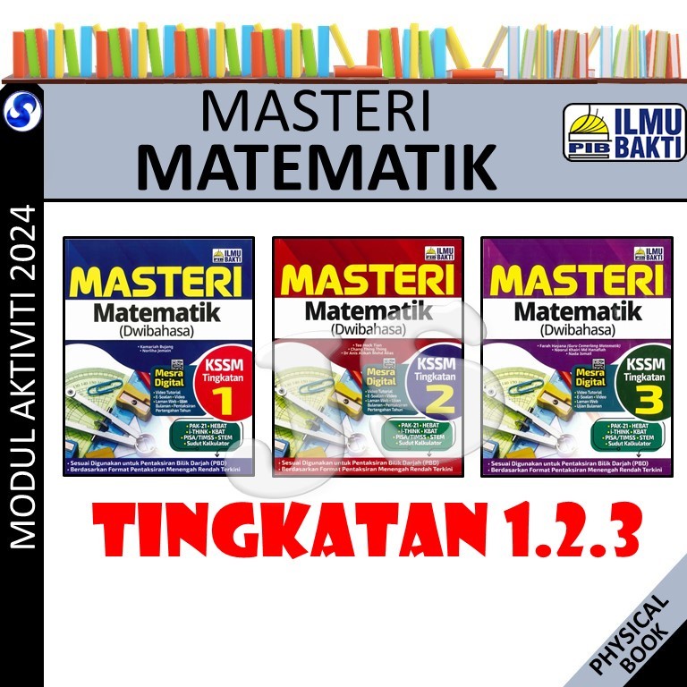 Mathematics MASTERY (ENGAGEMENT) LEVEL 1.2.3 KSSM 2024 - BACTERIA SCIENCE PUBLISHED | Shopee ...