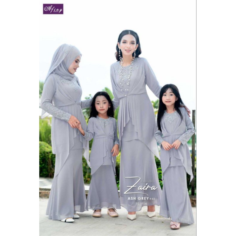 Family set ZAIRA KURUNG modern raya baju melayu cekak musang 2024 ...