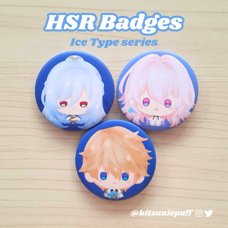 Honkai Star Rail HSR Button Badges - ICE TYPE series | Shopee Singapore