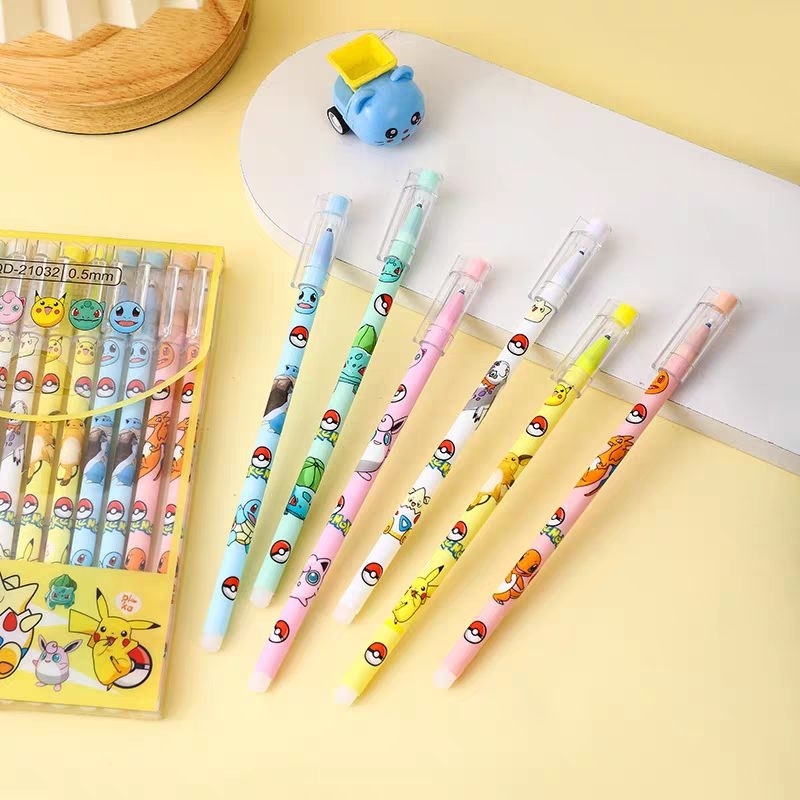 Pokemon ERASERABLE PEN/Pokémon Erasable Gel PEN/0.5mm | Shopee Singapore