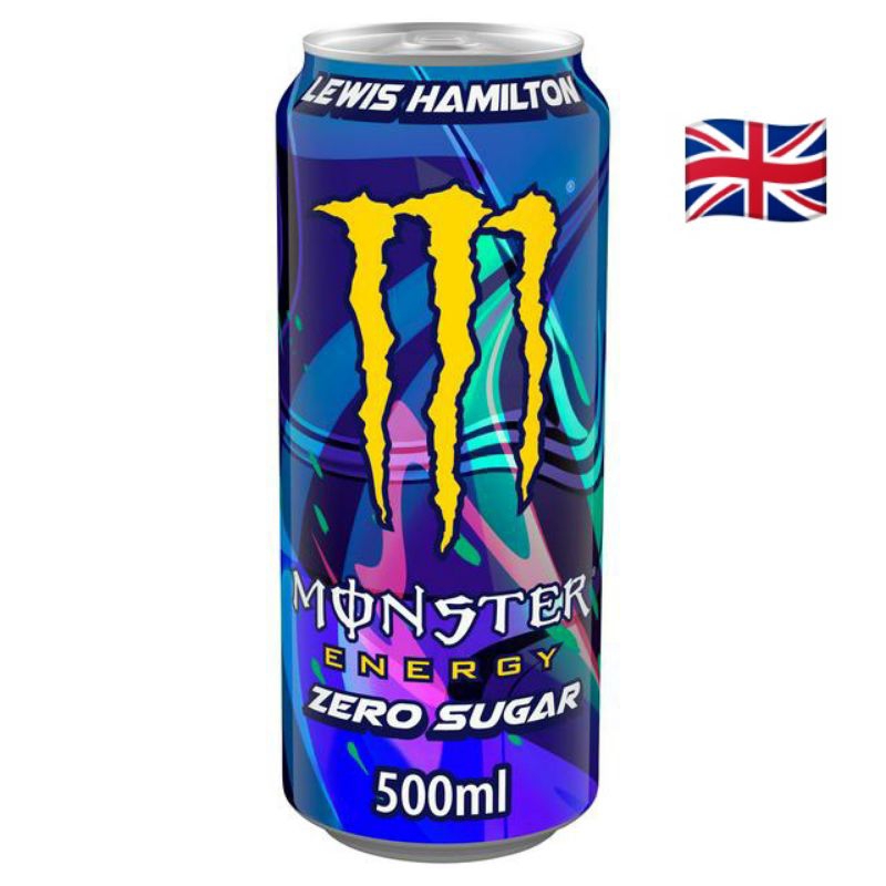 Monster Energy Drink Zero Sugar Lewis Hamilton 500ml imported from UK ...