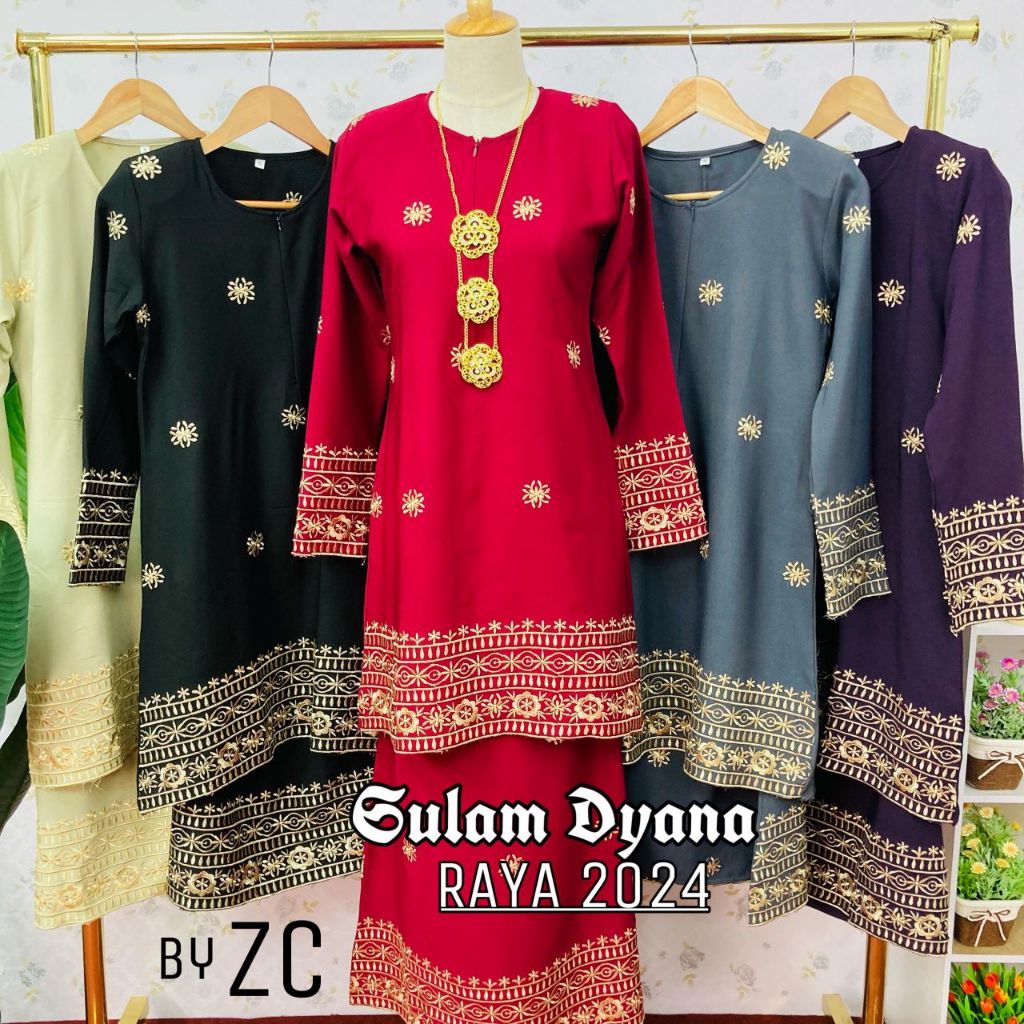 BAJU RAYA SULAM DYANA 2024 RAYA 2024 ZOELLA COUTURE NEW ARRIVAL ...