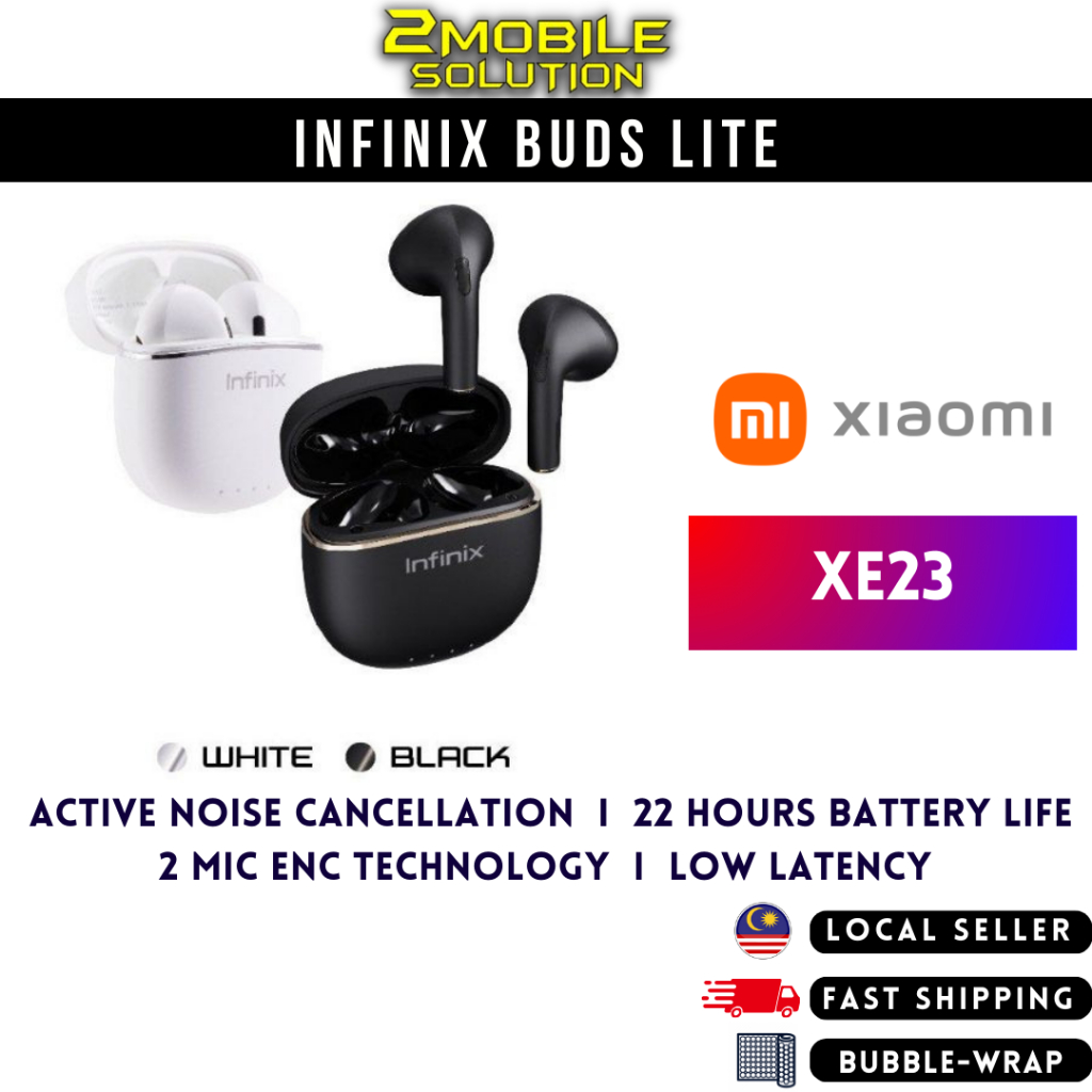 INFINIX Buds Lite XE23 [AI ENC Call Noise Cancellation | Playtime Up to ...