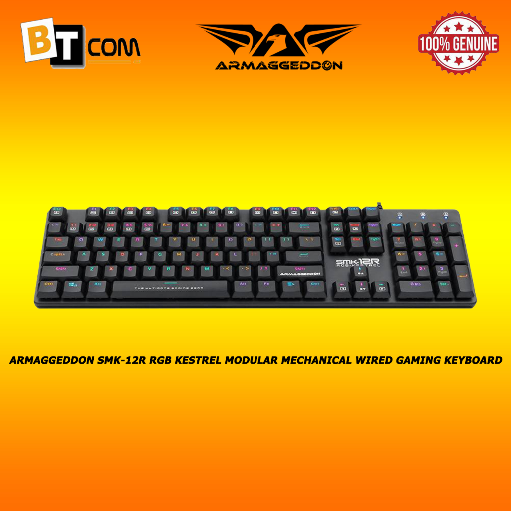 Armaggeddon SMK-12R RGB KESTREL Modular Mechanical Wired Gaming ...