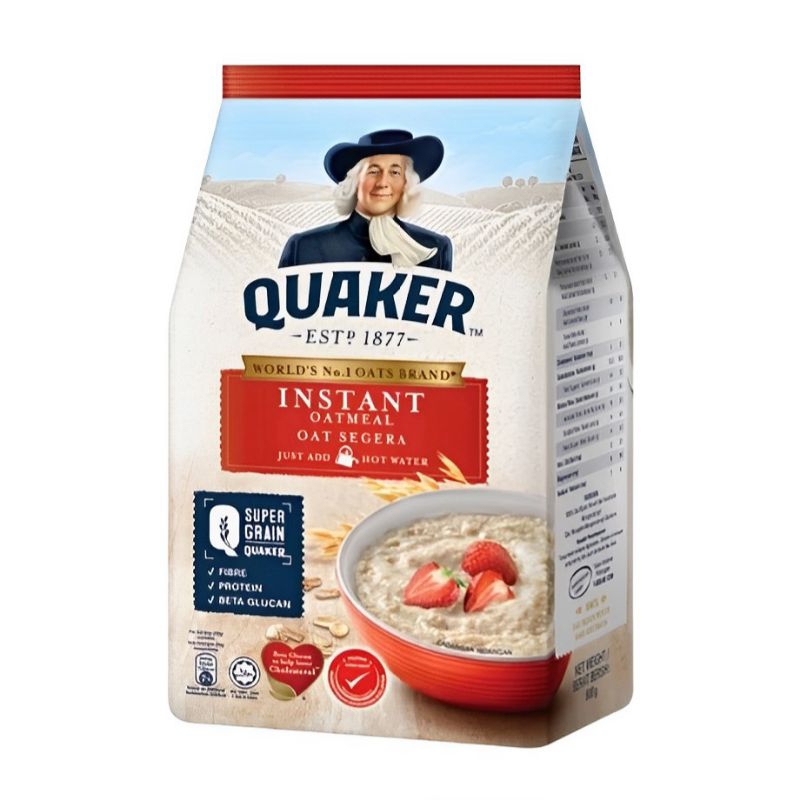 Quaker Instant Oatmeal / Oat Segera 800g | Shopee Singapore