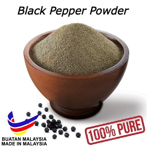 250g | 500g 100% Sarawak Black Pepper Powder / Serbuk Lada Hitam ...