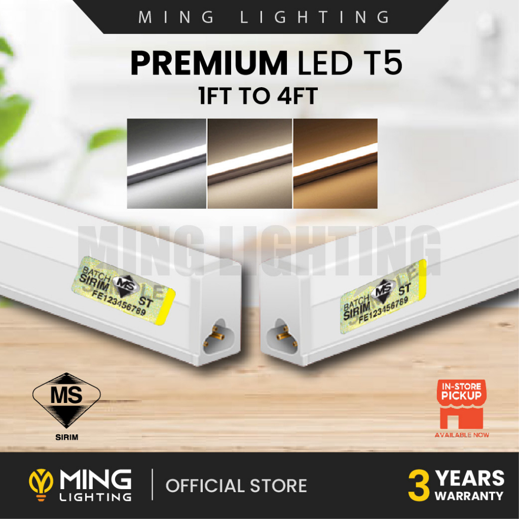 [SIRIM] Premium Grade T5 LED Tube Light Ceiling Wall Decoration Strip ...