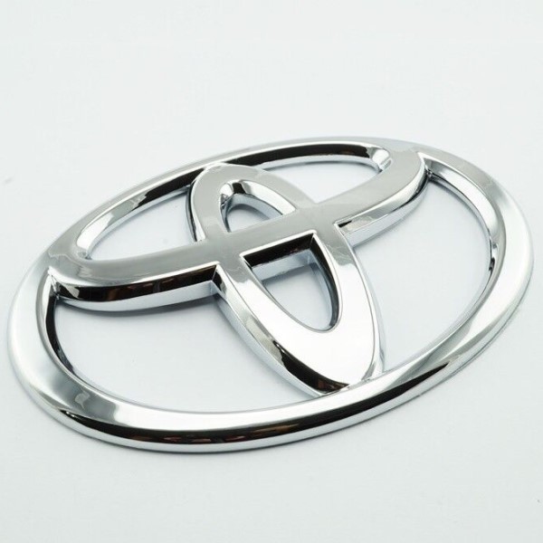TOYOTA EMBLEM LOGO FRONT & REAR /CHROME DESIGN 10CM TO 19CM PRICE FOR ...