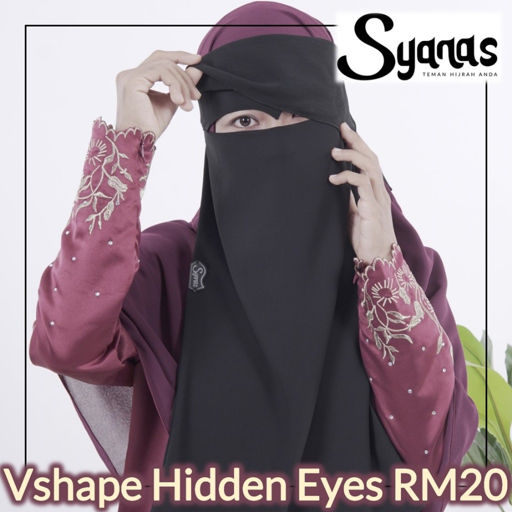 Niqab V SHAPE HIDDEN EYES BY SYANAS FRIENDS HIJRAH YOU BEAUTIFUL ...