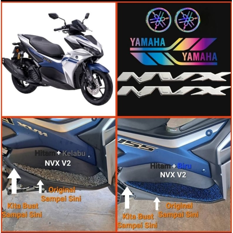 YAMAHA NVX V2 (FULL UP TO BACK MODI) CARPET FOOT FOOT FOOT SUPPORT ...