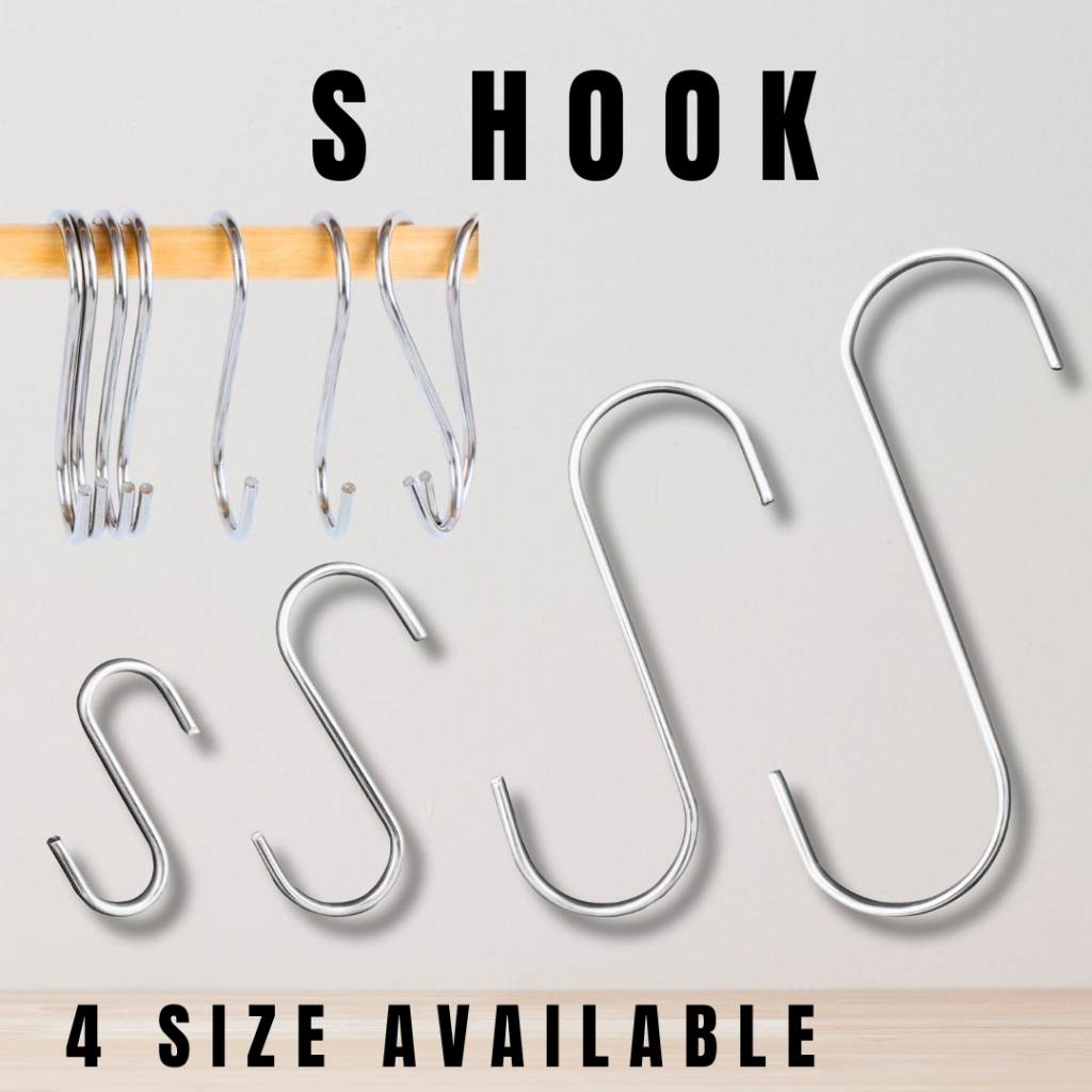 JME S Hook / S Shape Hook / Pengantung S / Penyangkut S / S Shaped ...