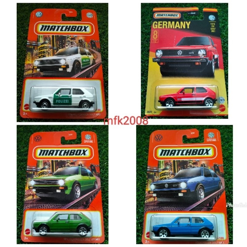 MATCHBOX 2021-2023 - 1976 VOLKSWAGEN GOLF MK1 GTI GOLF MBX METRO ASST ...