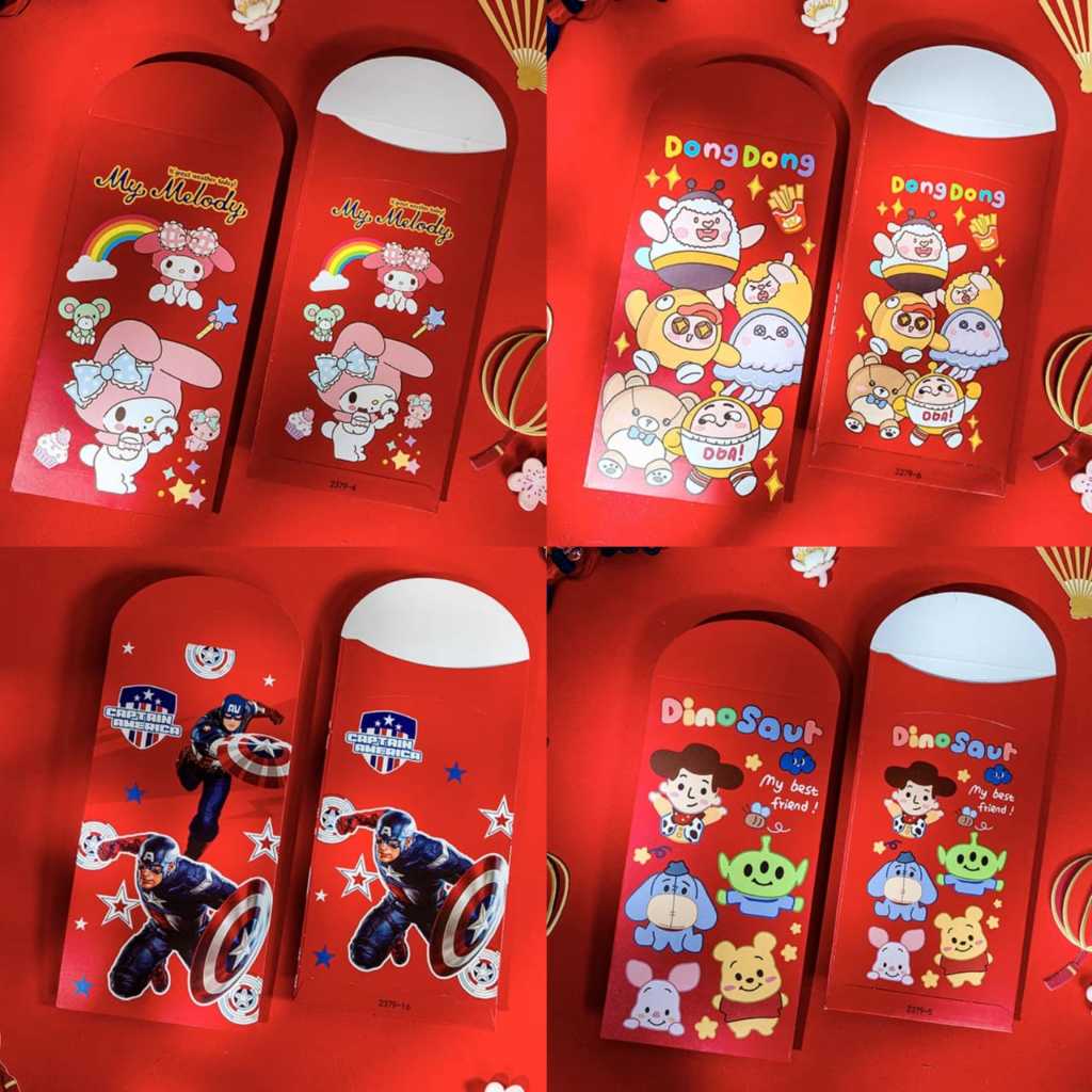Cartoon Sampul Duit Raya (10pcs/pack) | Shopee Singapore