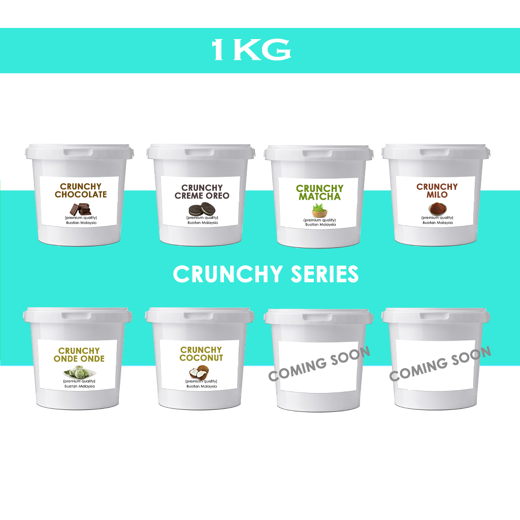 Crunchy Chocolate/Oreo/Matcha/Milo toppings/fillings - 1kg | Shopee ...