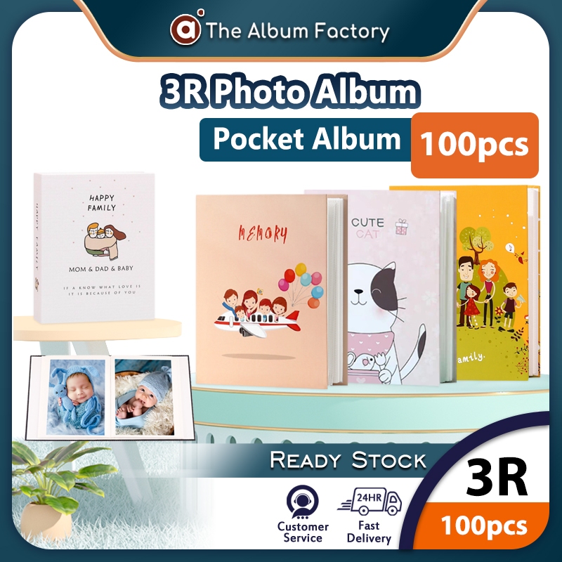 3R Photo Album Insert Type 100pcs | Album Gambar 3R | Shopee Singapore