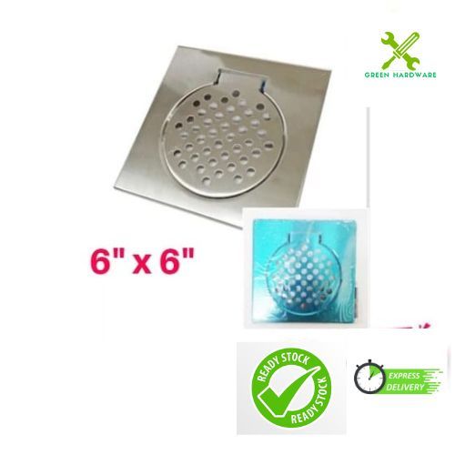 6” x 6” Stainless Steel Floor Trap Cover / Floor Grating | Shopee Singapore