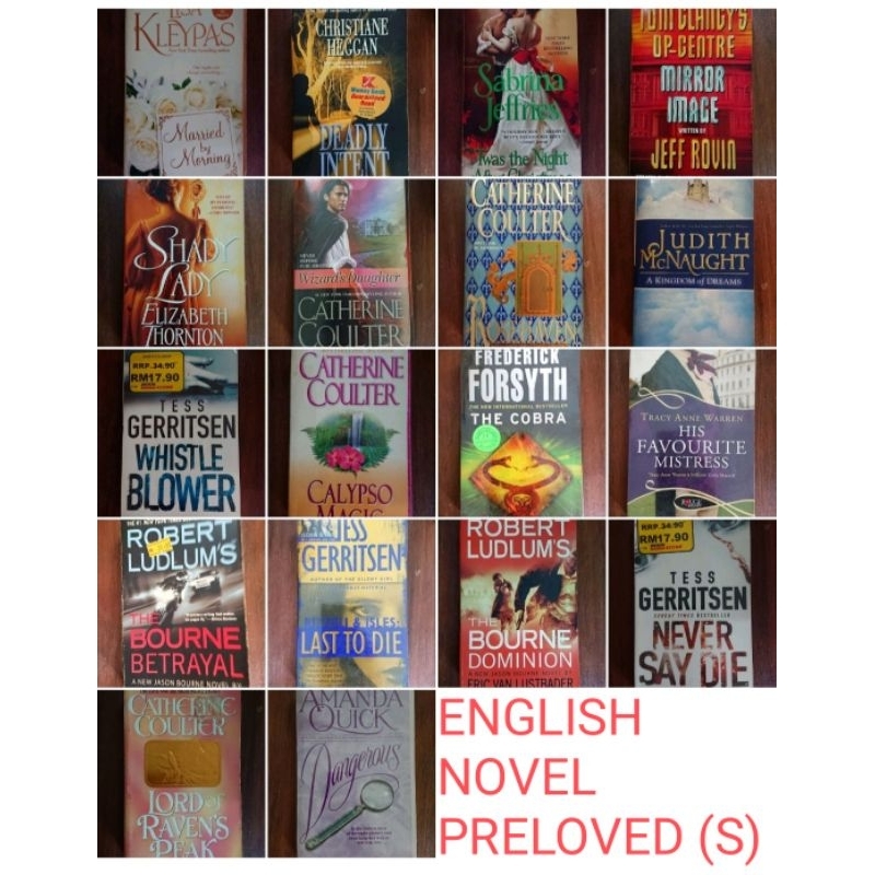 English novel preloved (S) | Shopee Singapore