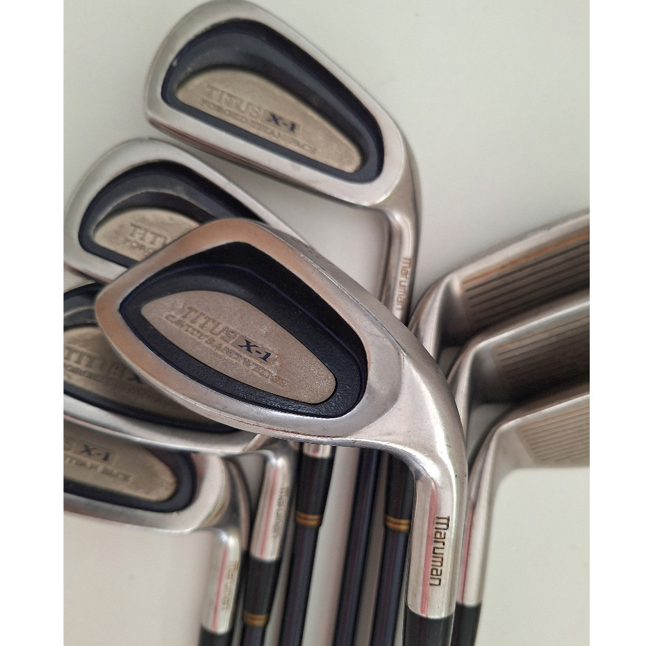Maruman Titian -X1 Forged Titanium Face Graphite Iron Set - 8 pieces ...
