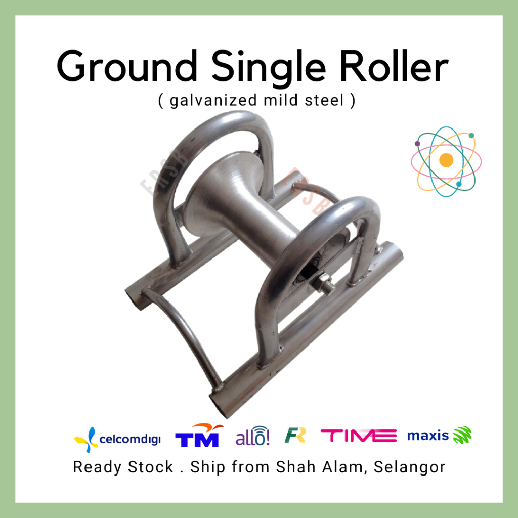 GROUND ROLLER SINGLE ROLLER ( galvanised mild steel) | Shopee Singapore