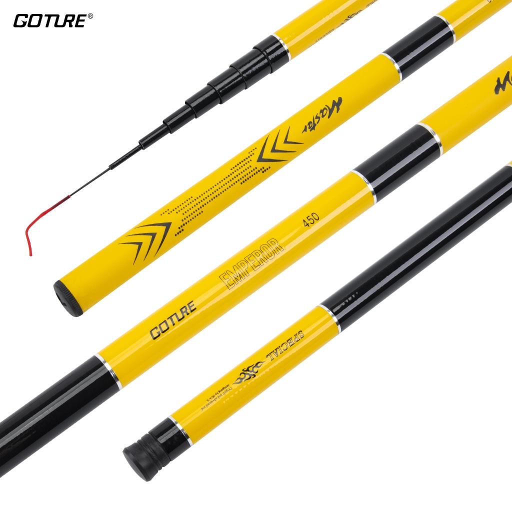 GOTURE Emperor Portable Fishing Rod Carbon Fiber Fishing Rod Joran ...