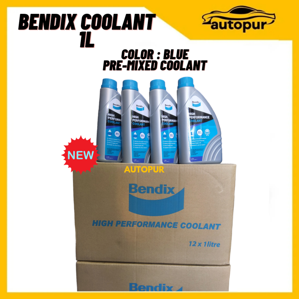 Bendix High Performance Coolant 1L (BLUE) | Shopee Singapore