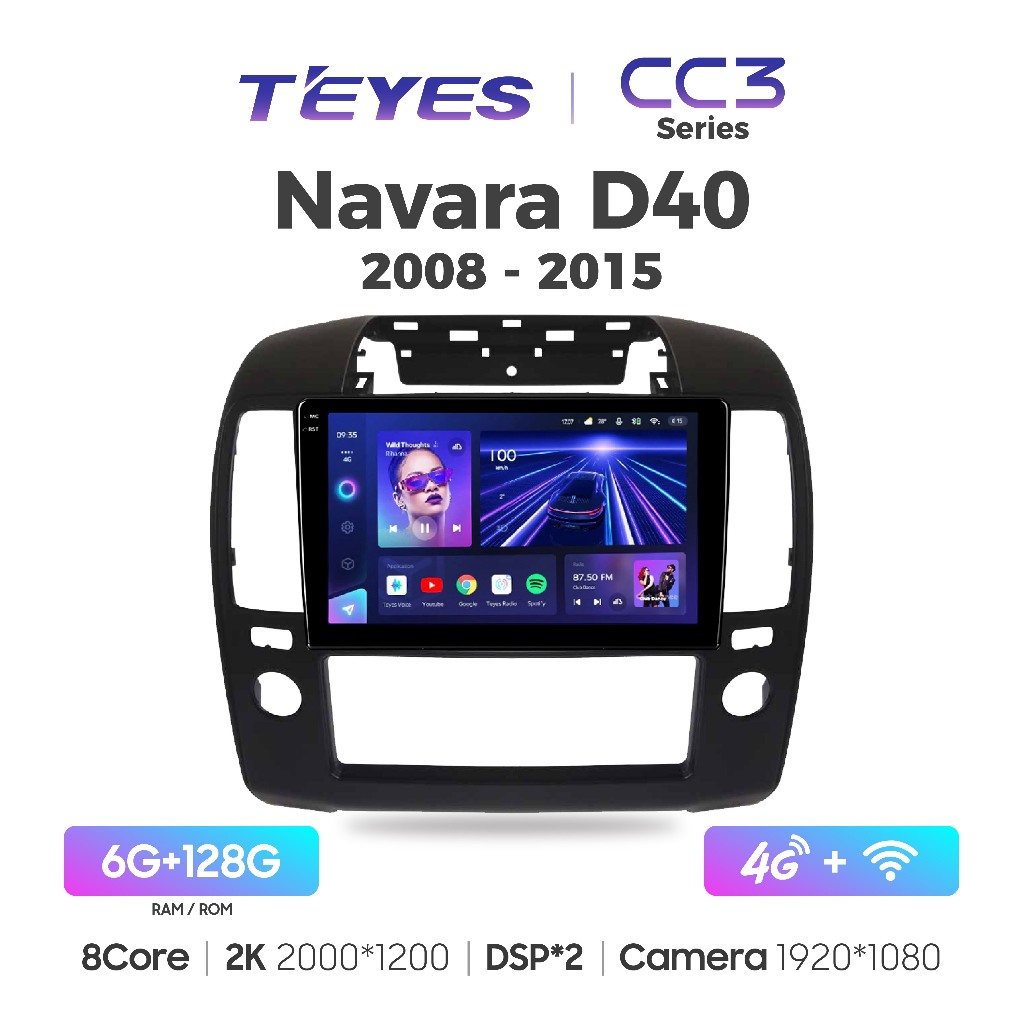 TEYES CC3 Series Nissan Navara D40 2008-2015 Android Car Player 9" | Shopee Singapore