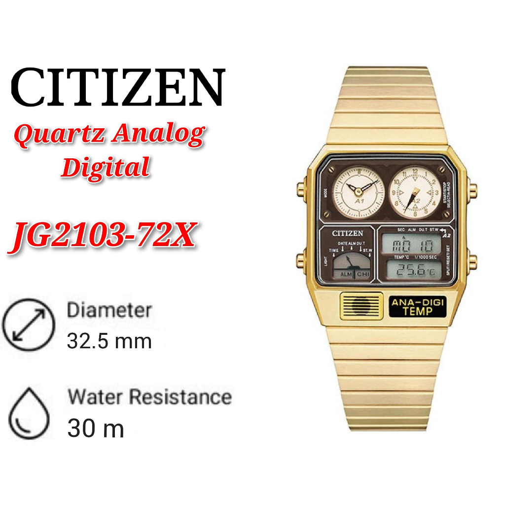 Citizen JG2103-72X Citizen Collection ANA-DIGI TEMP | Shopee Singapore