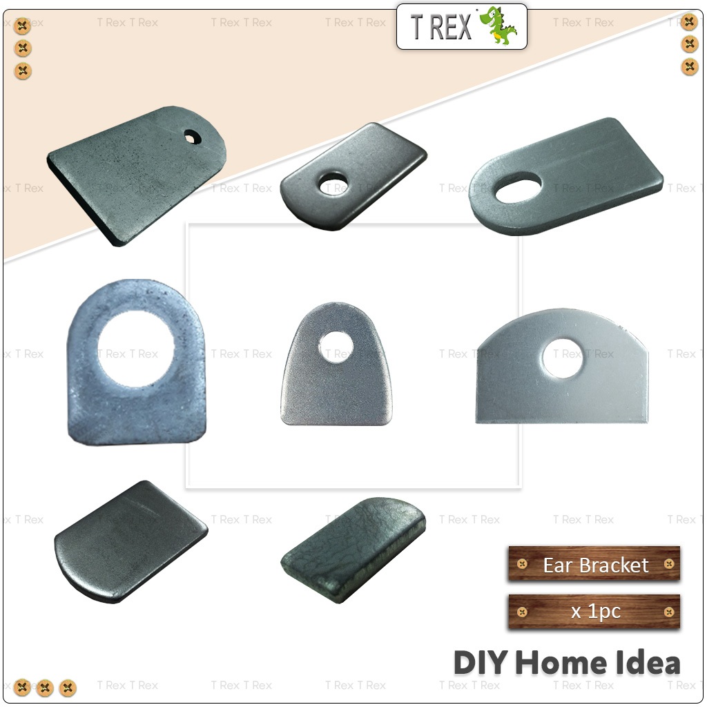 T Rex DIY Welding Ear Bracket / Flat Joint Brace / Weld Tabs / Telinga ...