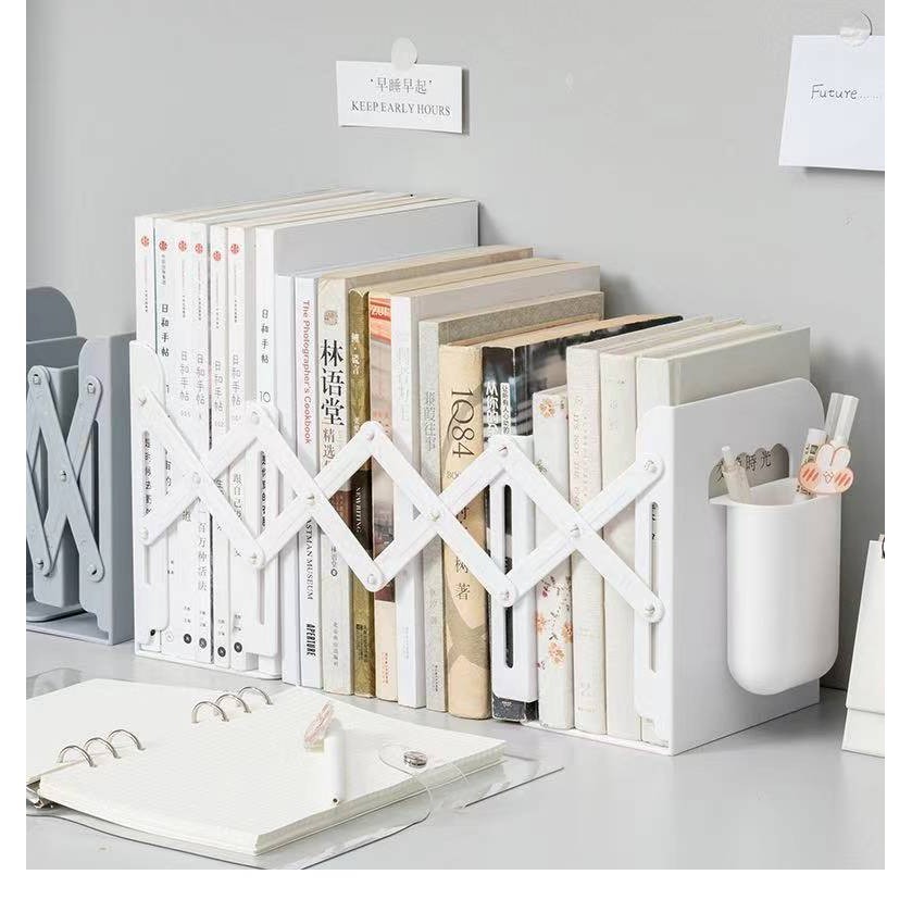 [Chin Mad] Desktop Book Rack / Expandable Tabletop Book Rack / Book ...