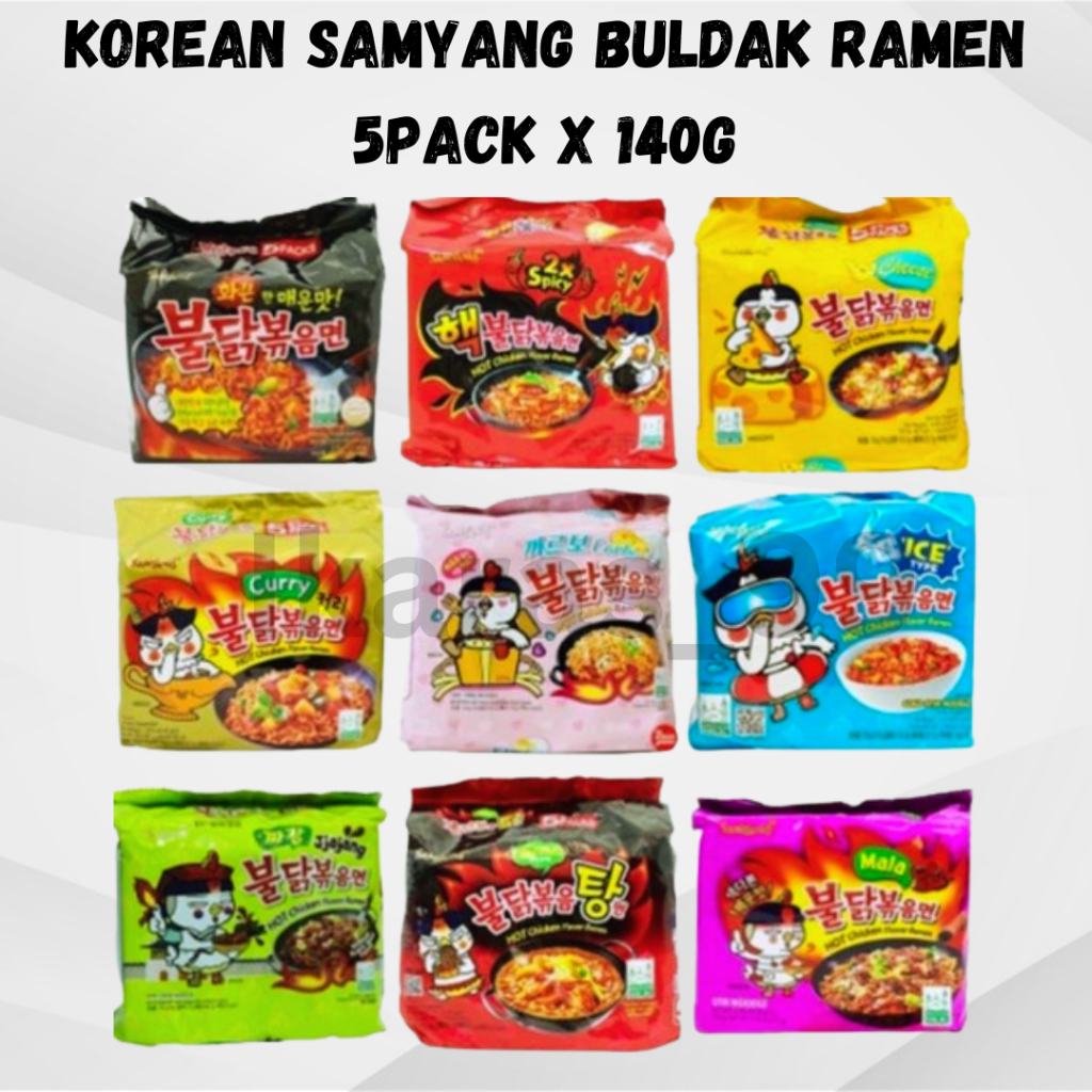 Samyang Ramen Halal PACKET(5PCS) | Shopee Singapore
