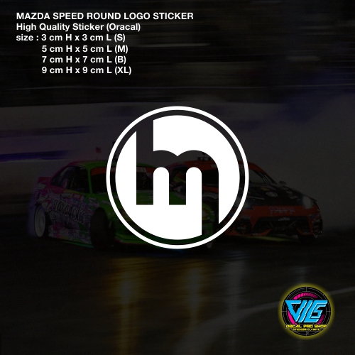 MAZDA SPEED ROUND Logo Sticker / Decal (High Quality Sticker) | Shopee ...