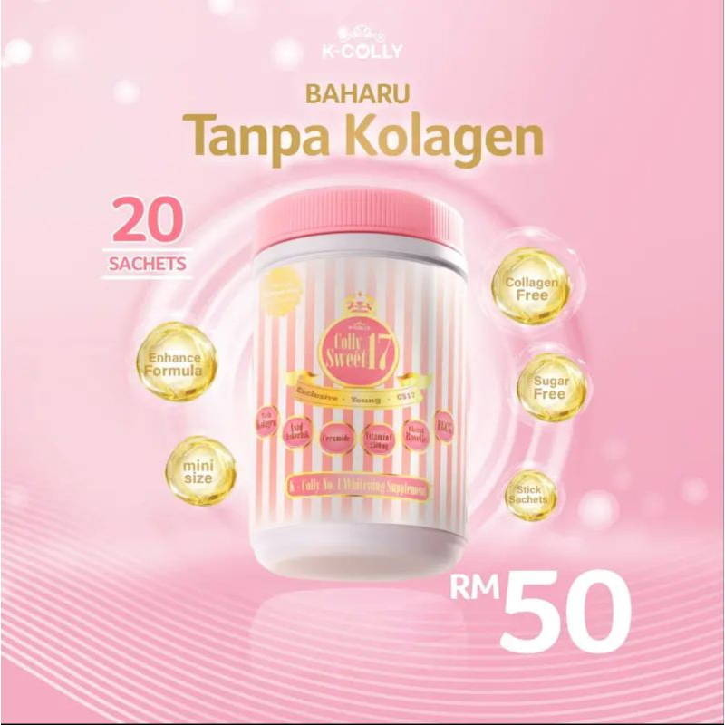 Kcolly SWEET 17 NEW FORMULATION WITHOUT COLLAGEN FOR BRIGHT AND WHITEEN ...