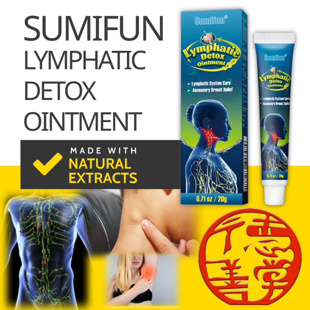 Lymphatic Detox Ointment Sumifun Lymphatic Drainage Lymph Care Lymph ...