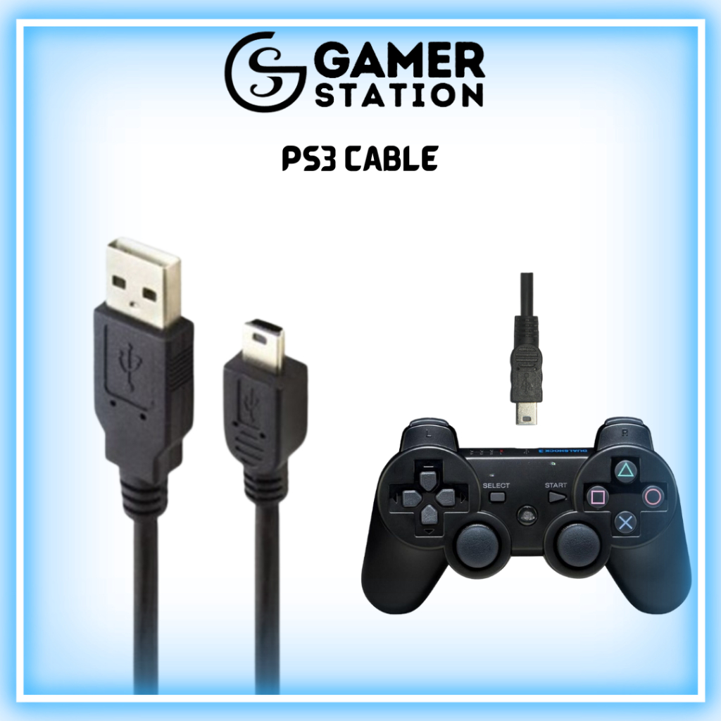 PS3 USB Cable Charger and Pairing for PS3 Controller | High Quality ...