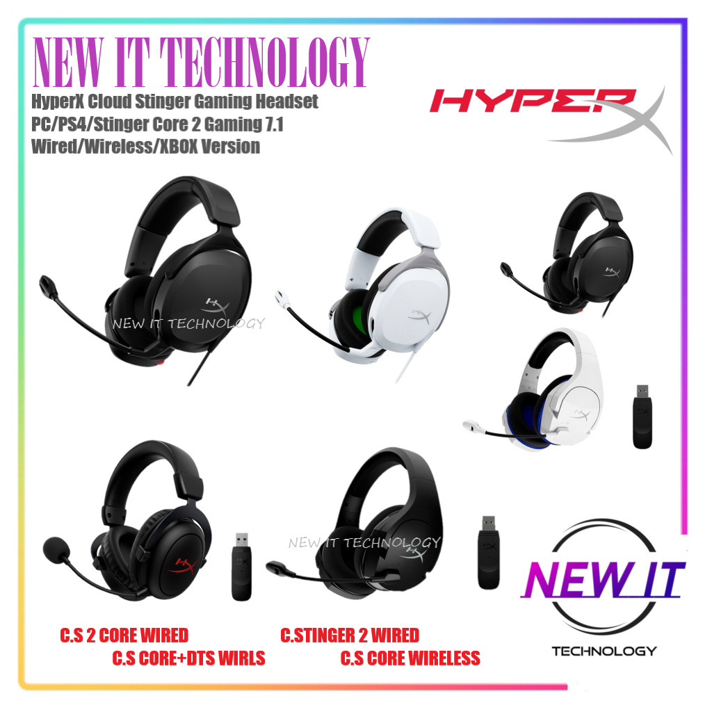 HyperX Cloud Stinger&Stinger Core 2&CloudX&Mini&Cloud Mix Gaming ...