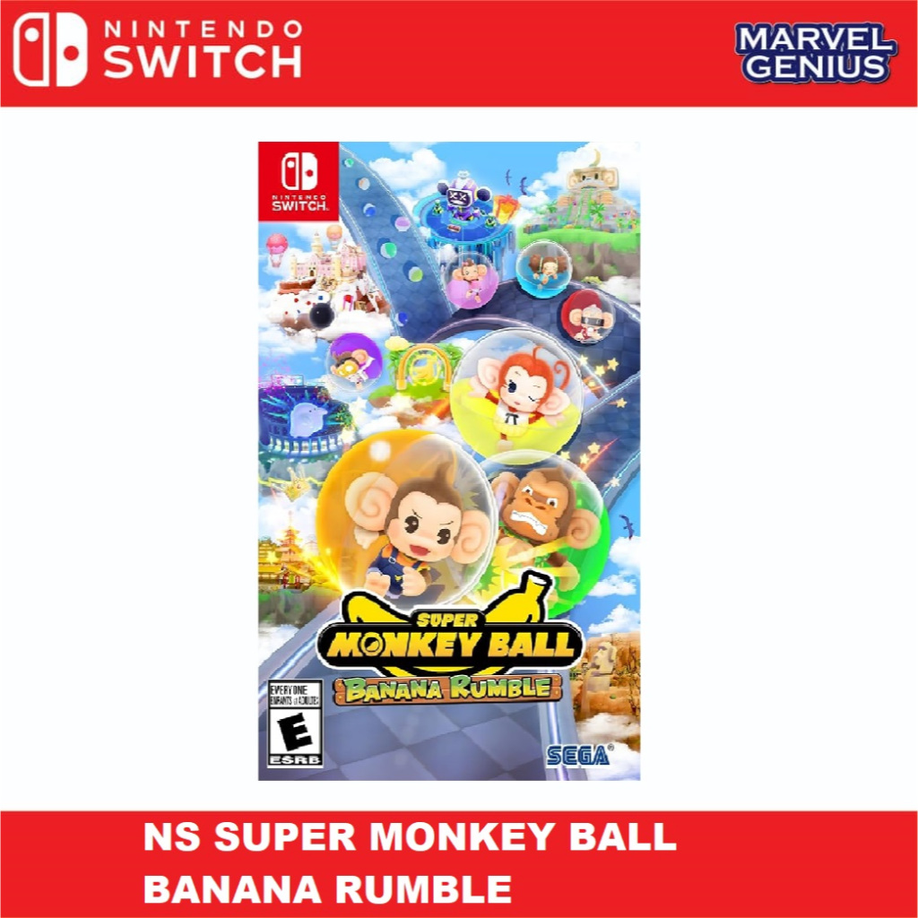 NSW NS Nintendo Switch GAME SUPER MONKEY BALL BANANA RUMBLE (ENG/CHN ...