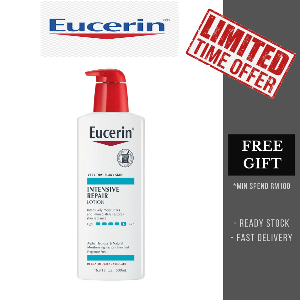 EUCERIN INTENSE REPAIR BODY LOTION 500 ML | Shopee Singapore