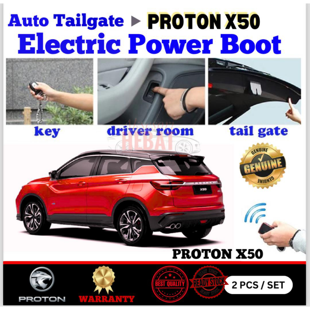 Proton X50 Electric Auto Tailgate Power Boot Foot Kick Sensor Power ...