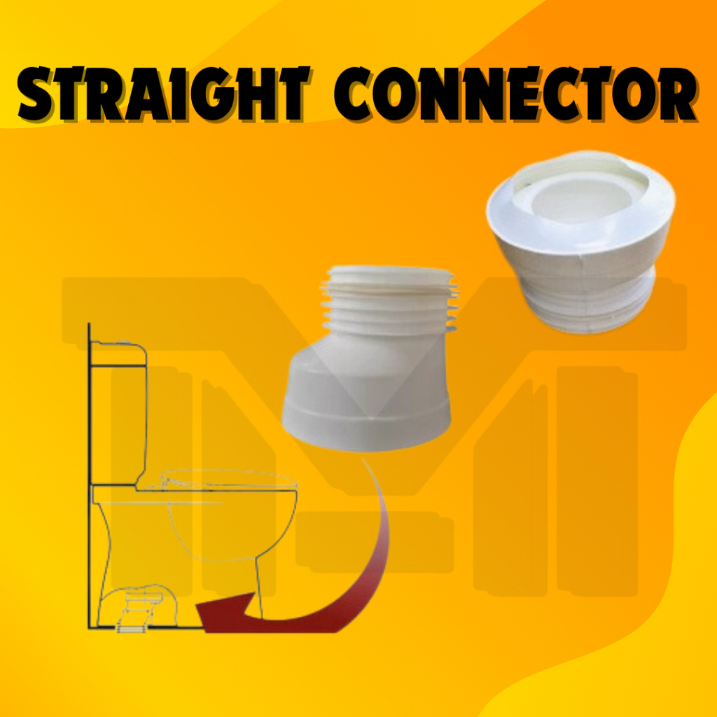 ~ WC Straight Connector 100mm(4”) & 4” x 2” Offset Connector | Shopee ...