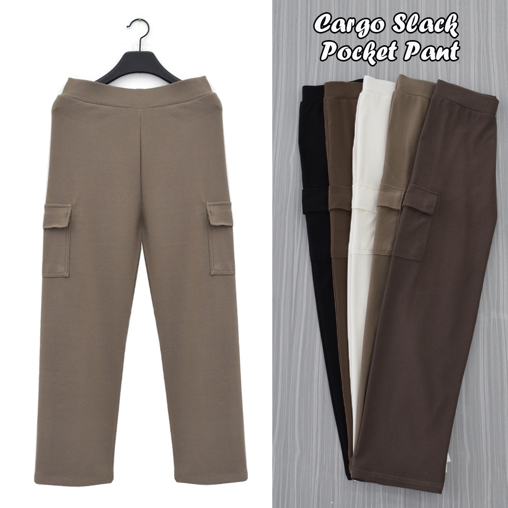 Ppf CG8366 3XL-5XL Cargo Pants Slack Pocket Thick Fabric Cargo Pant ...